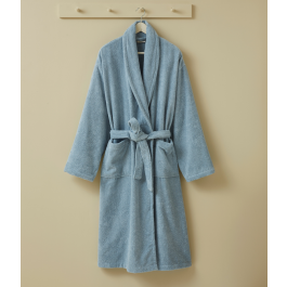 Au Large Mer du Nord Unisex Embroidered Bathrobe